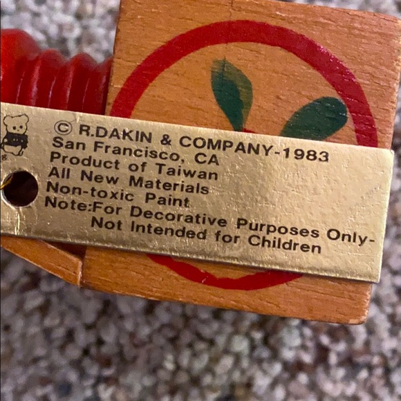 R Dakin | Holiday | Vintage Wooden Jack In The Box Ornament | Poshmark